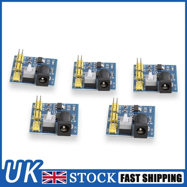 5X 12V TO 3.3V 5V DC-DC Step-Down Power Supply Module Voltage Converter ...