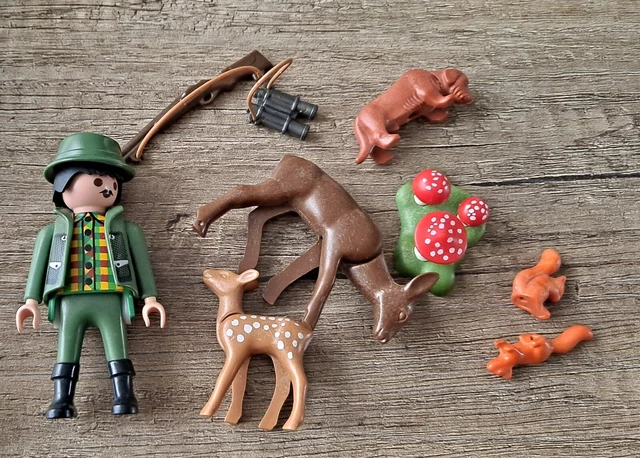 PLAYMOBIL 4938 CHASSEUR paques faon biche 2/jpj27 EUR 6,00 - PicClick FR