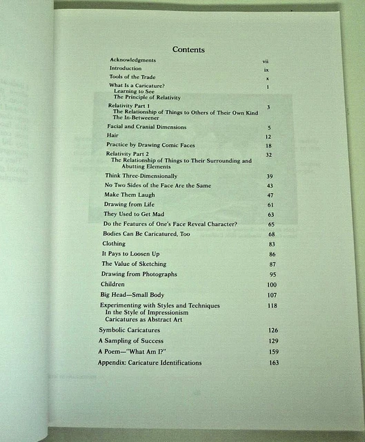 LENN REDMAN HOW To Draw Caricatures McGraw-Hill 1984 Like New 978-0 ...