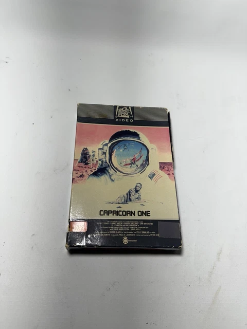 CAPRICORN ONE VHS 1982 20th Century FOX Big Box Drawer Box Rare Release ...