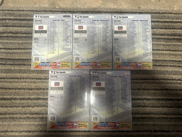 IPSWICH TOWN HOME Programmes 2010-11 X 5 (4) Championship League Cup £3 ...