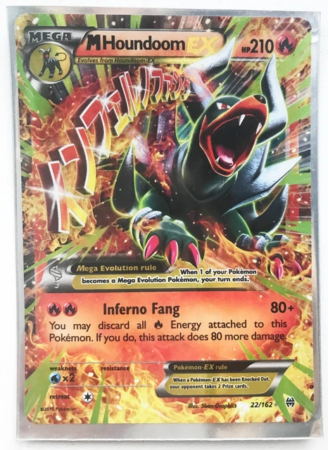 M HOUNDOOM EX Pokemon TCG Full Art Holo Card EUR 10,25 - PicClick DE