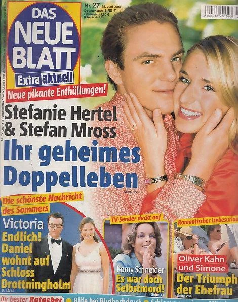 DAS NEUE BLATT Stefanie Hertel,Romy Schneider,Sophie Marceau,George ...