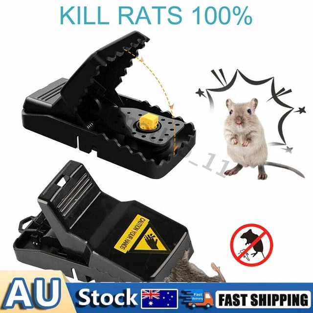 PLASTIC MOUSE TRAPS Reusable Mice Rat Trap Snare Catcher Rodent Indoor ...