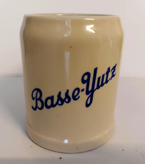 BASSE YUTZ ANCIEN Verre A Biere Bock Chope Brasserie Yutz Moselle ...