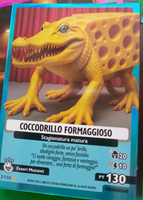 COCCODRILLO FORMAGGIOSO 3/150 Carta Skifidol Italian Brainrot EUR 3,90 ...