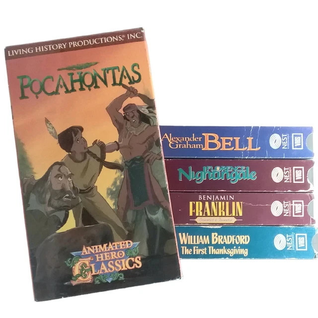 LIVING HISTORY ANIMATED Hero Classics VHS Bundle Of 5 Movies £11.28 ...