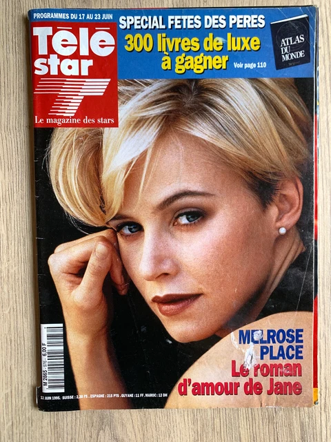 TELE STAR DU 12/06/1995; Melrose Place, le roman de Jane/ Josie Bisset ...