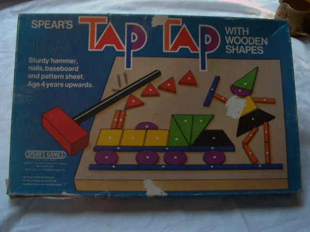 VINTAGE SPEARS GAMES Tap Tap Shapes Game- C/W Instructions £14.00 ...