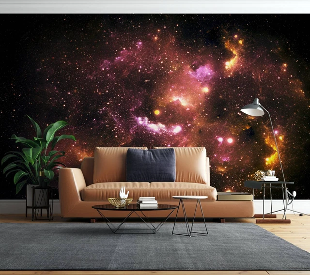 3D RED STARRY Sky O2286 Wallpaper Wall Murals Removable Wallpaper ...