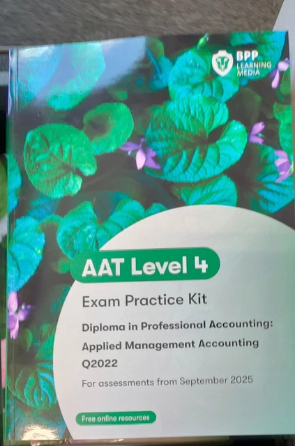 AAT LEVEL 4 Exam Practice Questions Applied Management Accounting Exam ...