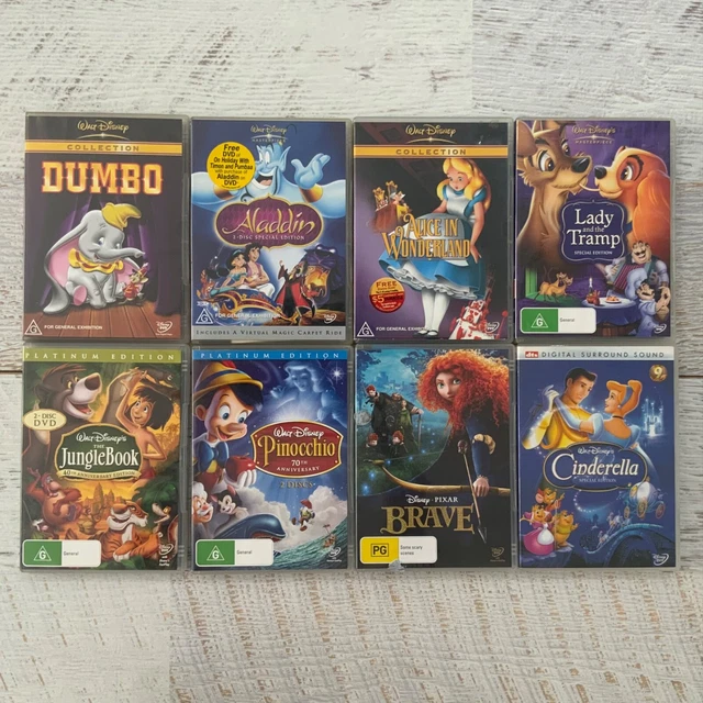 8X DISNEY KIDS Movie Bundle Bulk DVD Region 4 Children Disney Movies ...