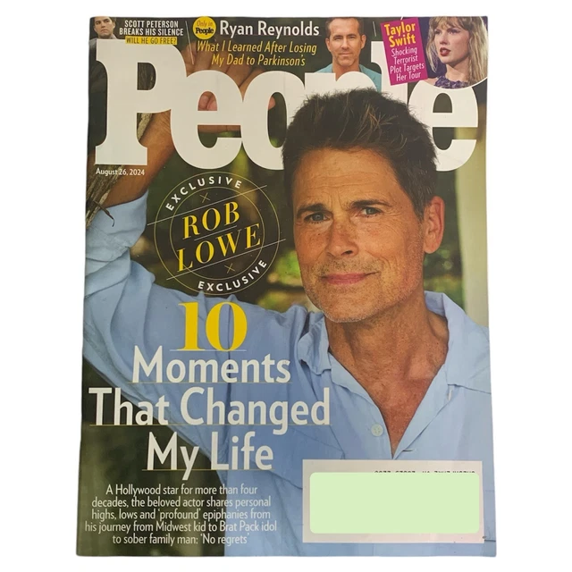 MAGAZINE PEOPLE AOÛT 2024 Rob Lowe Taylor Swift Ryan Reynolds Scott ...