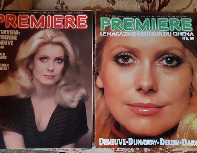 REVUE CINEMA PREMIERE cover catherine deneuve/no 5/25/1977/79/delon/darc/dewaere EUR 6,00 ...