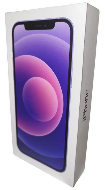 ORIGINAL APPLE IPHONE 12 Verpackung Leerbox Box Karton Purple 128GB EUR ...