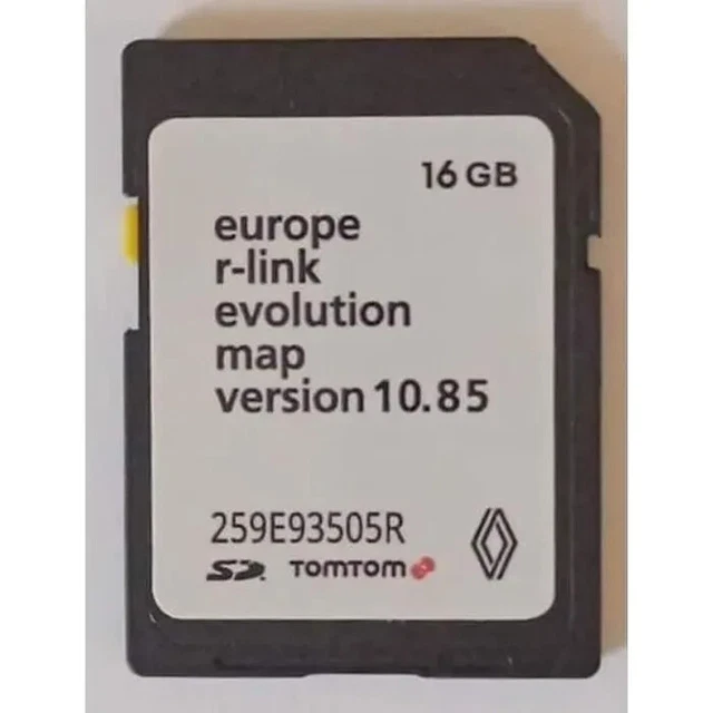 RENAULT R-LINK NAVIGATION carte sd version 2022 V10.85 - plus radard ...