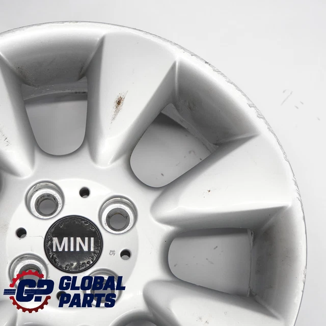 MINI COOPER R50 R52 R53 Silver Wheel Alloy Rim 16" 6,5J ET:48 7-Spoke ...