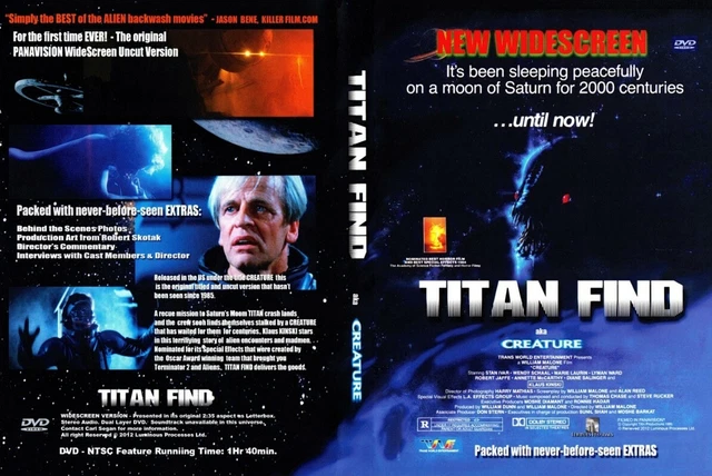 TITAN FIND 1985 - CREATURE DIrector's uncut version Rare DVD EUR 24,90 ...