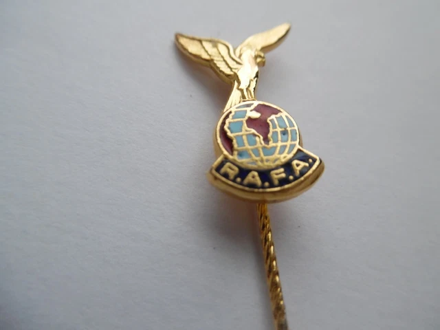 VINTAGE RAFA ROYAL Air Forces Association Enamel Stick Tie Pin Badge ...