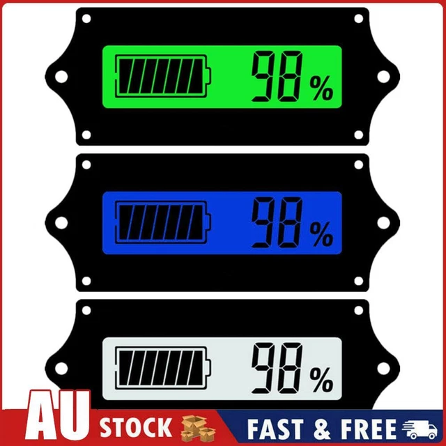 UNIVERSAL BATTERY CHARGE Level Indicator LED Display Lead Acid Lithium ...