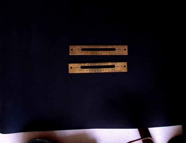 WW1 DEHAVILLAND DH9 Bombsight Wind Scale Plates Rfc Raaf Saaf Raf Rnzaf ...