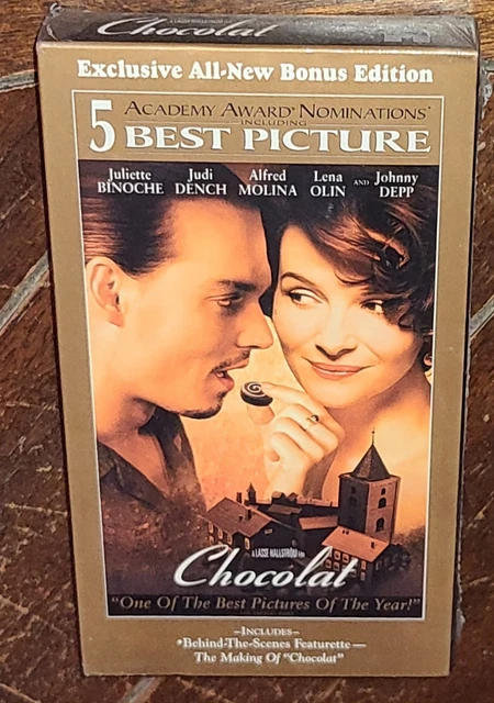 CHOCOLAT (VHS, 2000, Miramax) Juliette Binoche/Johnny Depp,Judi Dench ...