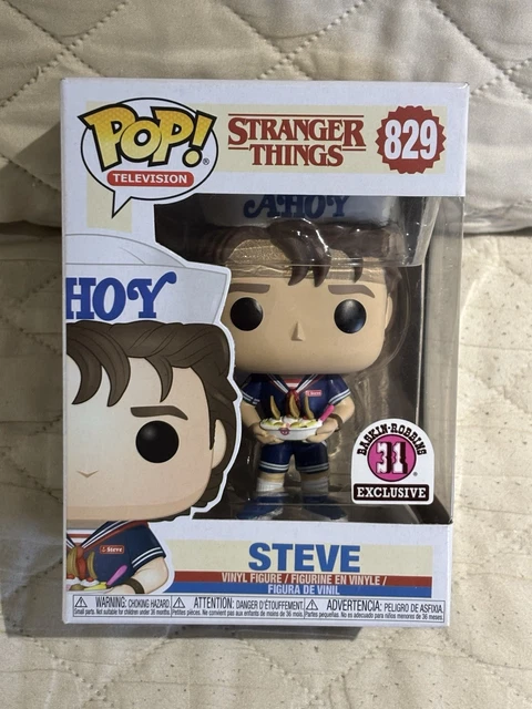 FUNKO POP STRANGER Things Ahoy Steve Sundae 829 Baskin Robins Exclusive ...
