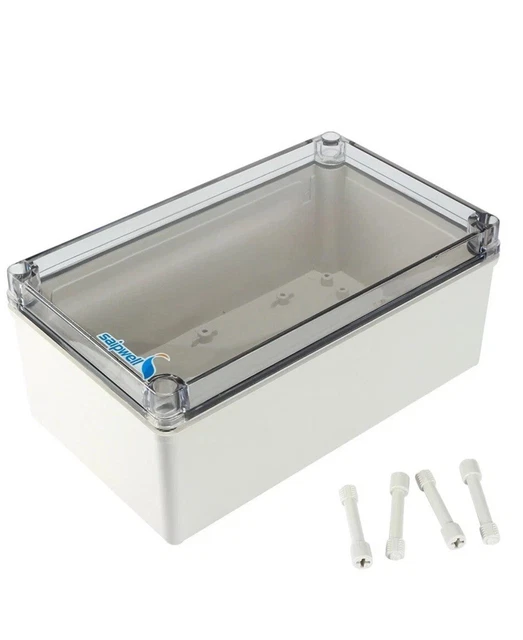 150MM X 250MM x 100mm ABS Junction Box Universal Project Enclosure ...