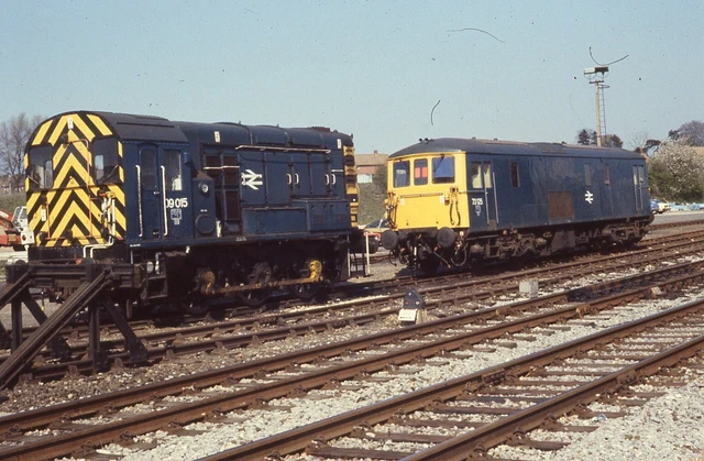 COLOUR SLIDE, CLASS 09, 09015, BR Blue livery £1.15 - PicClick UK