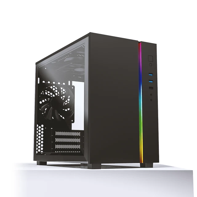 MONTECH SKY ONE MINI Micro-ATX PC Case Mini Tower Gaming Computer Case ...