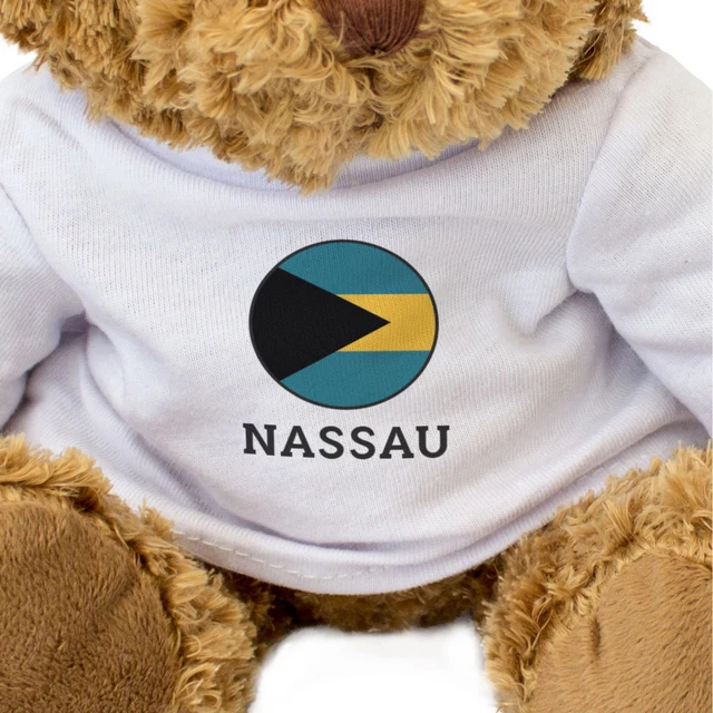 NASSAU (BAHAMAS FLAG ROUNDEL) - Teddy Bear - Cute - Souvenir Gift ...