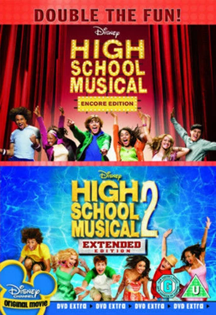 HIGH SCHOOL MUSICAL Encore/ High School Musical 2 DVD Zac Efron (2008 ...