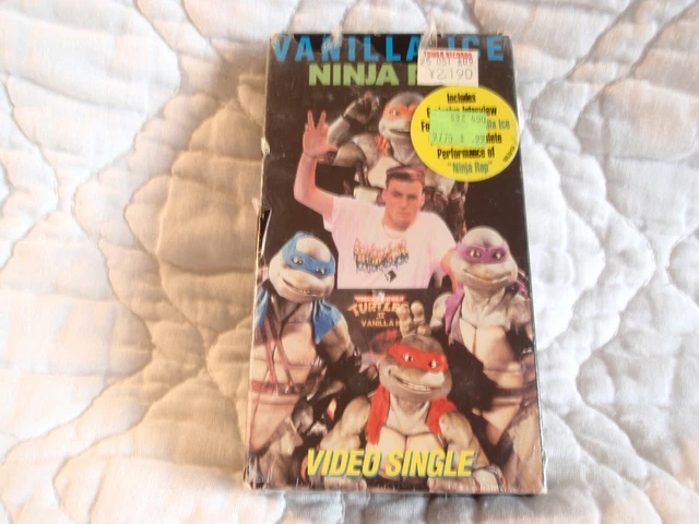 VANILLA ICE NINJA Rap Vhs Video Single New Sealed Tmnt Teenage Mutant ...