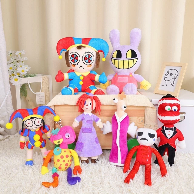 THE AMAZING DIGITAL Circus Plush Toy Fun And Colorful 25cm Clown Of The ...
