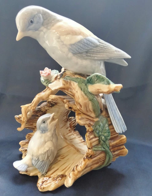 VINTAGE MASTERPIECE PORCELAIN 1979 by Homco Mother Bird with Baby £19. ...