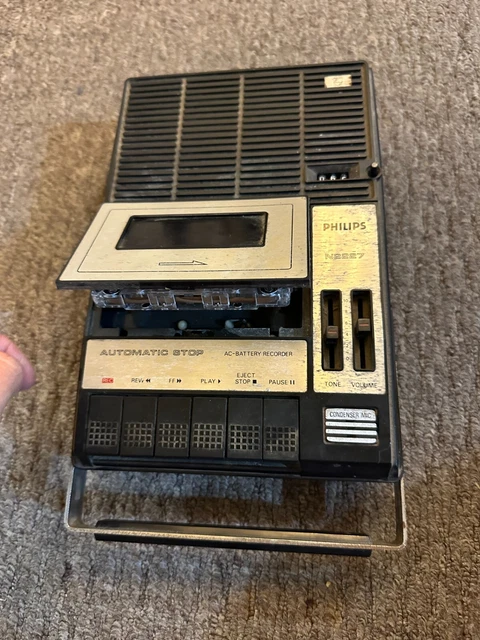 1980S PHILIPS N2227 - Portable Cassette Recorder - Vintage $20.00 ...