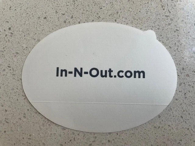 IN N OUT Burger 2017 Neon Bumper Sticker Decal $4.00 - PicClick CA