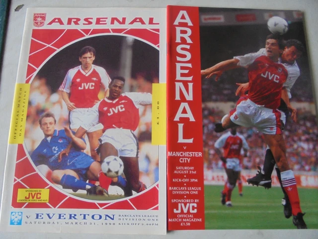 22 ARSENAL HOME Programmes from 1990's SEE LIST £13.97 - PicClick UK