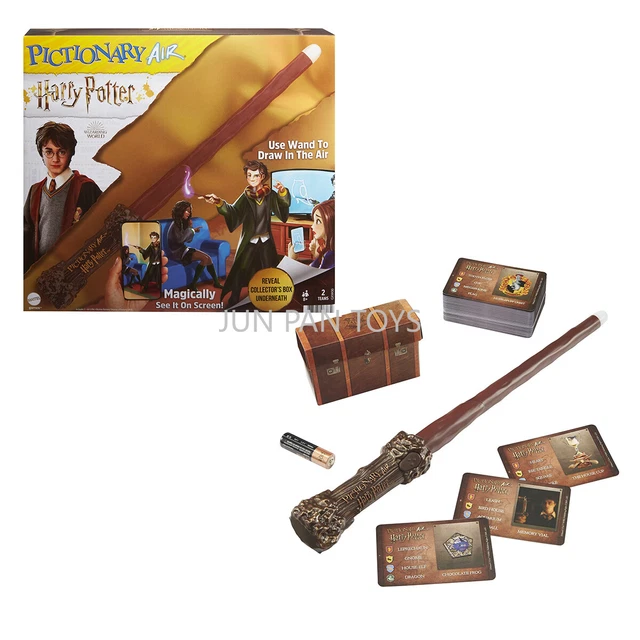 WIZARDING WORLD HARRY Potter Pictionary Air Picture Cards Light Wand ...
