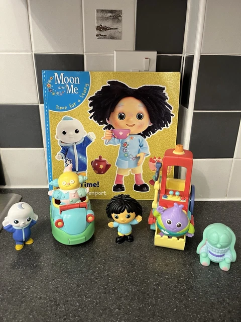 CBEEBIES MOON AND Me Figures & Vehicles Bundle 2 Vehicle Full Set Of 5 ...