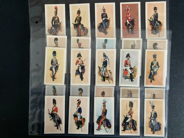 RINGTONS (TEA)-FULL SET- British Cavalry Uniforms 19Th Century 1971 (25 ...