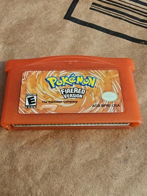 AUTHENTIC POKEMON FIRERED Version - Nintendo Game Boy Advance TESTED ...