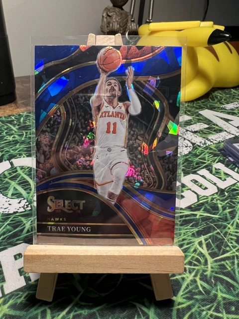 TRAE YOUNG 2023-24 Select Courtside GLACE CRAQUÉE BLEUE #243 Atlanta Hawks EUR 3,30 - PicClick FR