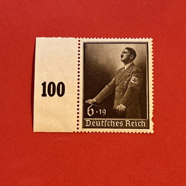 GERMAN THIRD REICH Nazi Adolf Hitler Nuremberg Stamp MNH WWII Germany ...