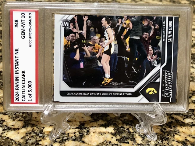 CAITLIN CLARK 2024 PANINI INSTANT GEM-MINT 10 All-TIME SCORE #48 ! 1 ...