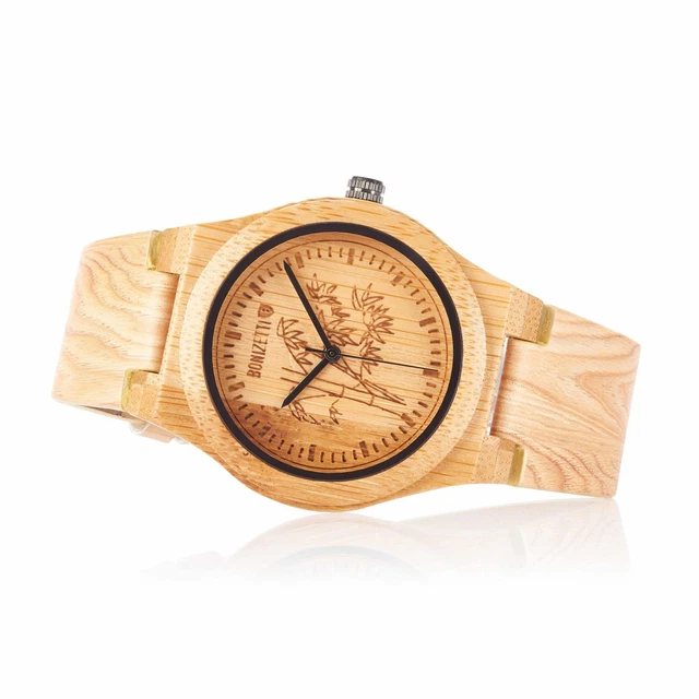 MONTRE POUR FEMME ÄTNA montre en bois montre bracelet pour femme en ...