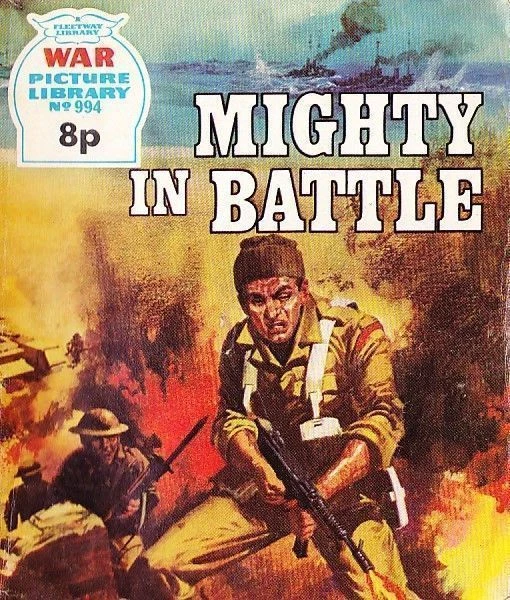 A FLEETWAY WAR Picture Library Pocket Comic Book Magazine #994 MIGHTY ...
