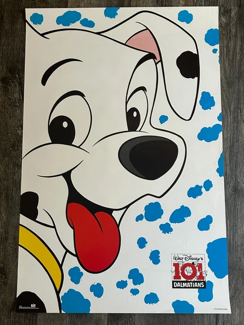 101 DALMATIANS VINTAGE Poster Disney Animated Movie Puppy Dog Children ...