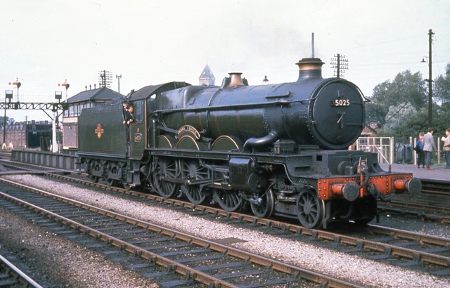 COLOUR RAIL SLIDE, BRW751, GWR Castle, 5025 'Chirk Castle' £1.15 ...