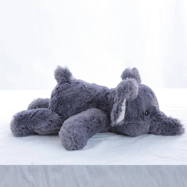 ELEPHANT STUFFED ANIMAL,SOFT Weighted Stuffed Animals, Huggable Plushie ...